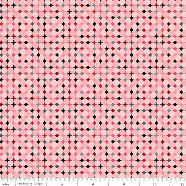 Barbie™ Vintage Sparkle Dots Pink | Riley Blake Designs